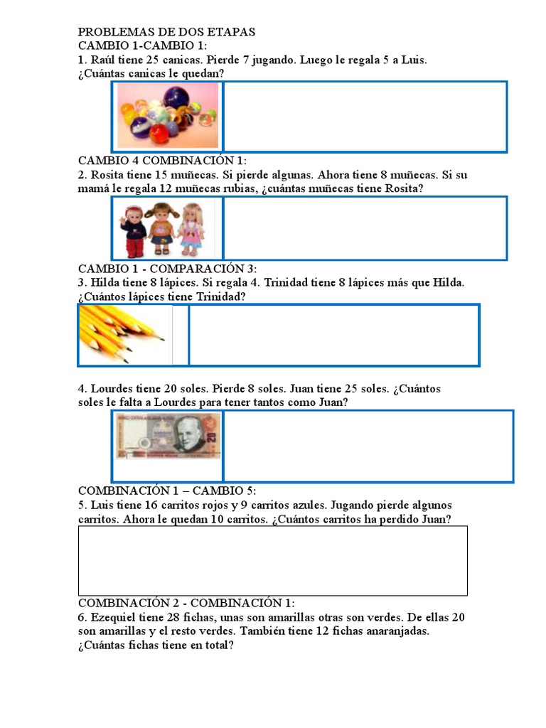 Problemas de Dos Etapas | PDF
