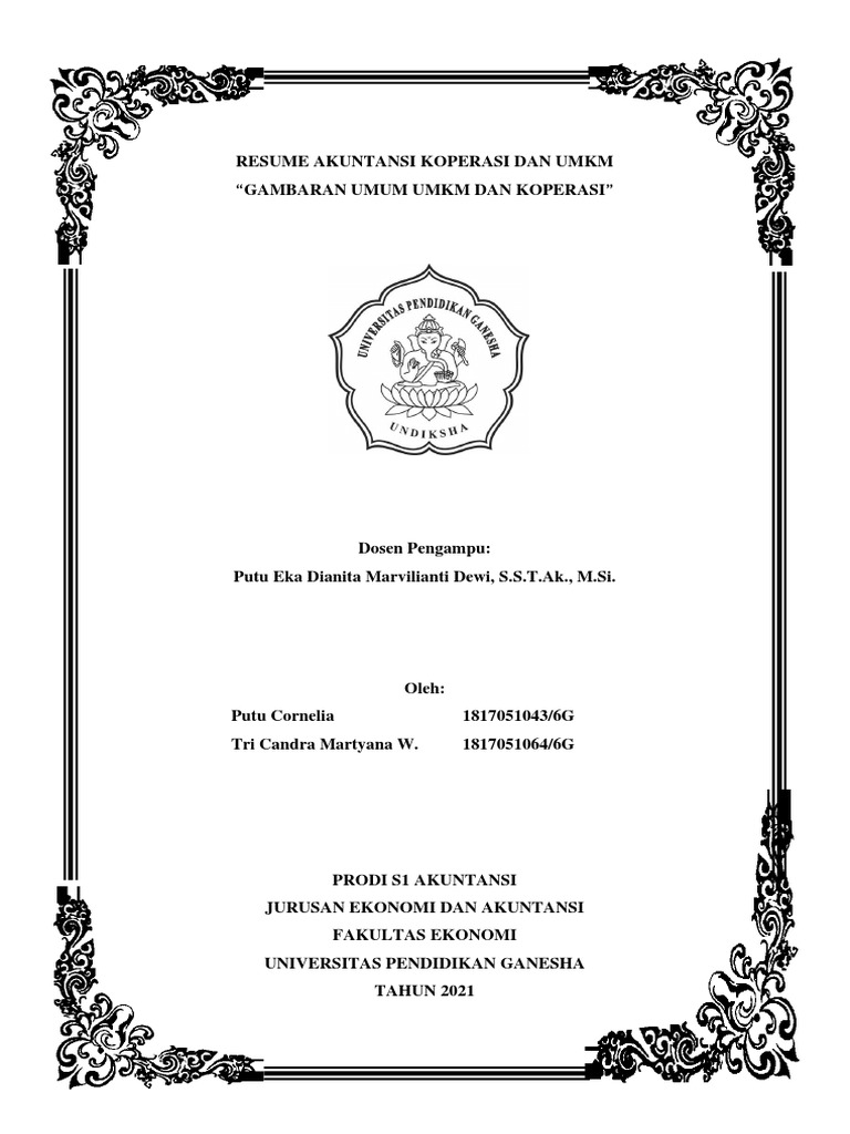 Kelompok 4 - RMK Bab 1 | PDF