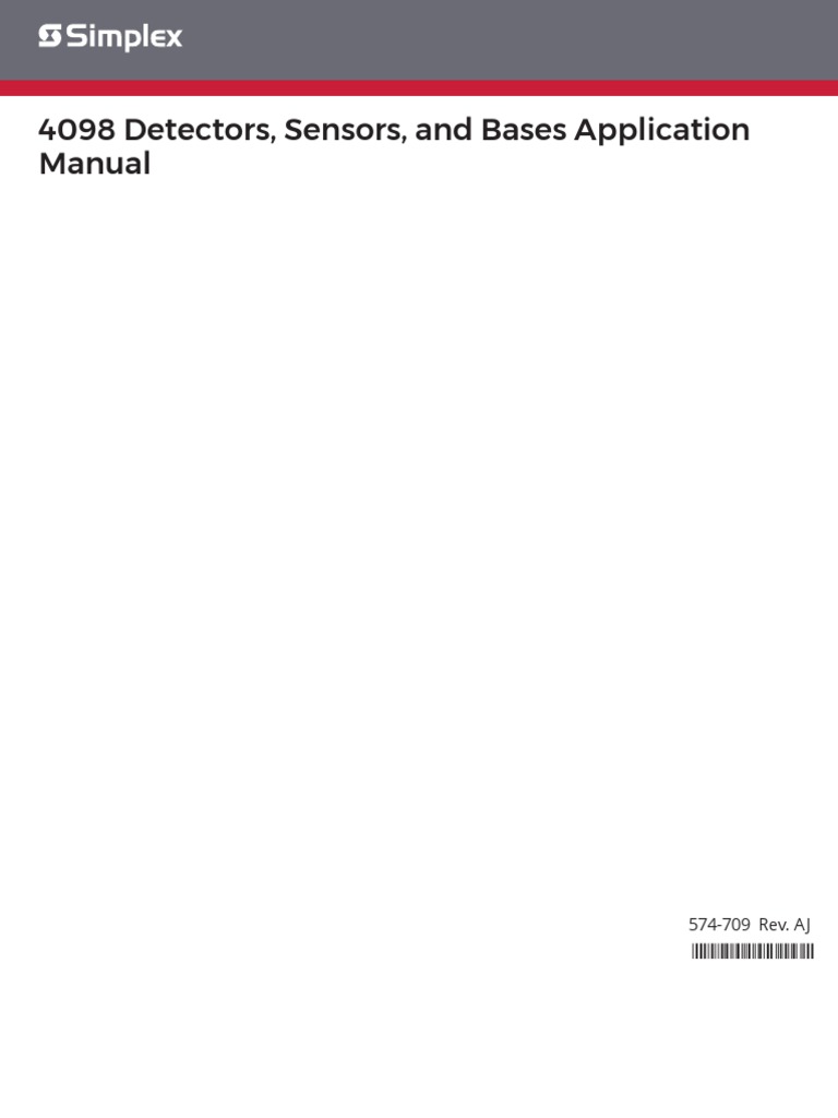 4098 Detectors, Sensors, and Bases Application | PDF | Sensor | Electrical Engineering