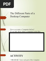 CIS Project - Computer Parts vs. Human Body Parts PowerPoint | PDF ...