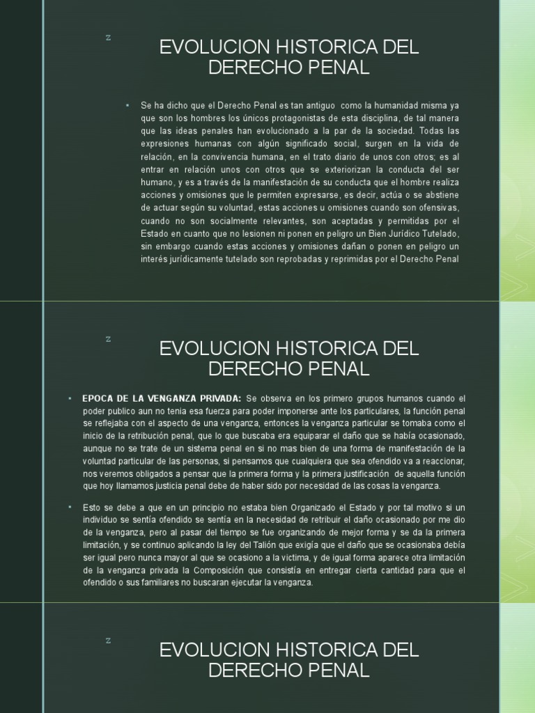 Evolucion Historica Del Derecho Penal Pdf Derecho Penal Castigos