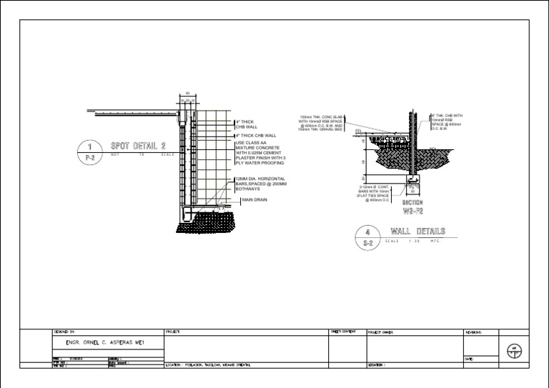 Spot Detail 2: Section | PDF | Real Estate | Concrete
