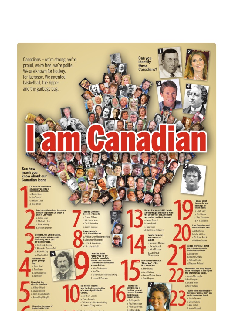 I Am Canadian | PDF | Canada | Canadian People