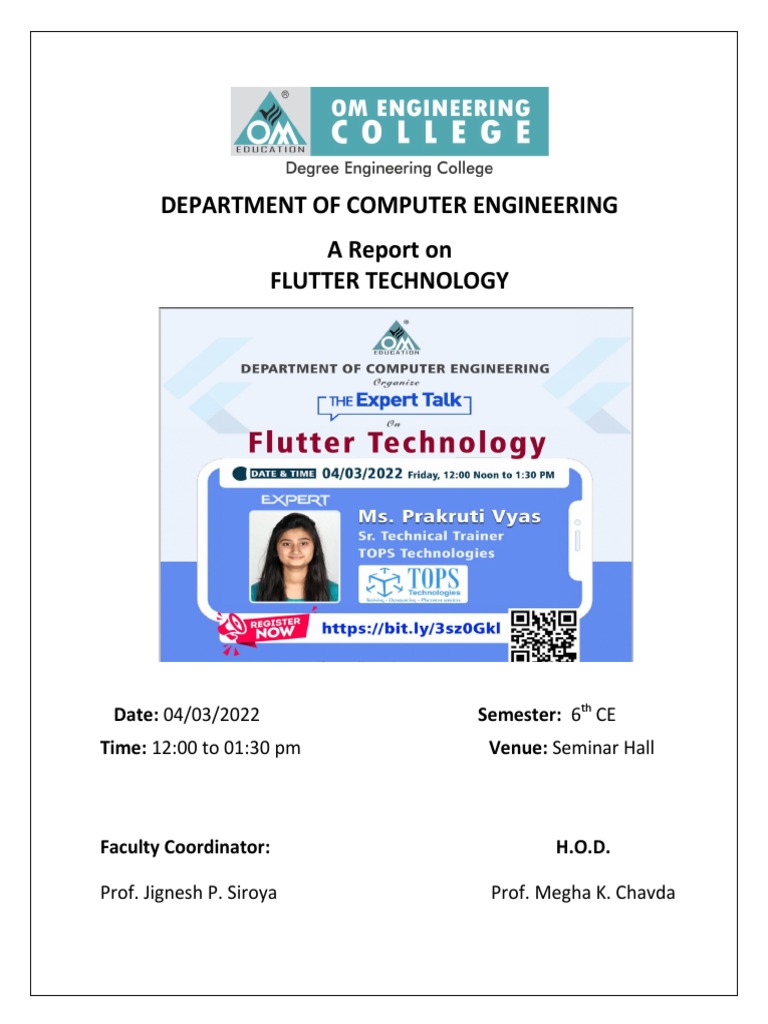 Flutter Technology - 04-03-2022 | PDF | Android (Operating System ...