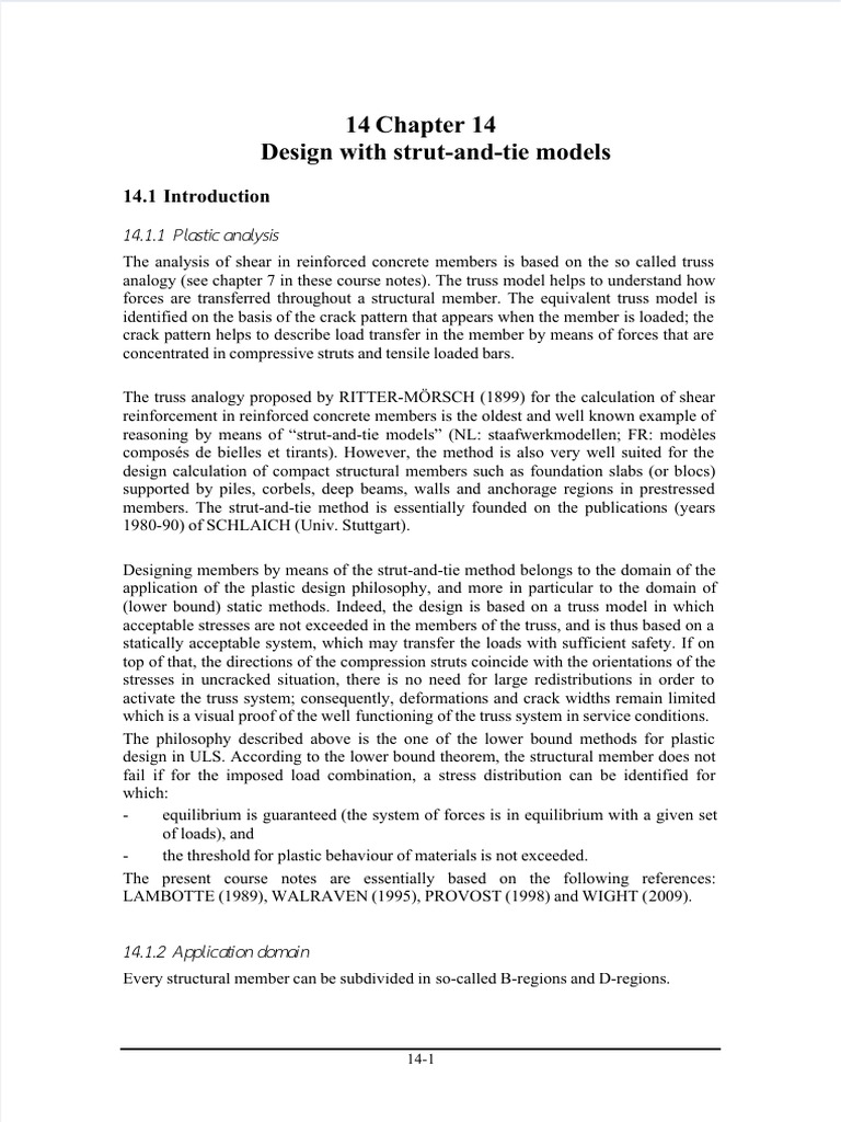 Dokumen - Tips - Design With Strut and Tie Model | PDF | Stress (Mechanics) | Beam (Structure)