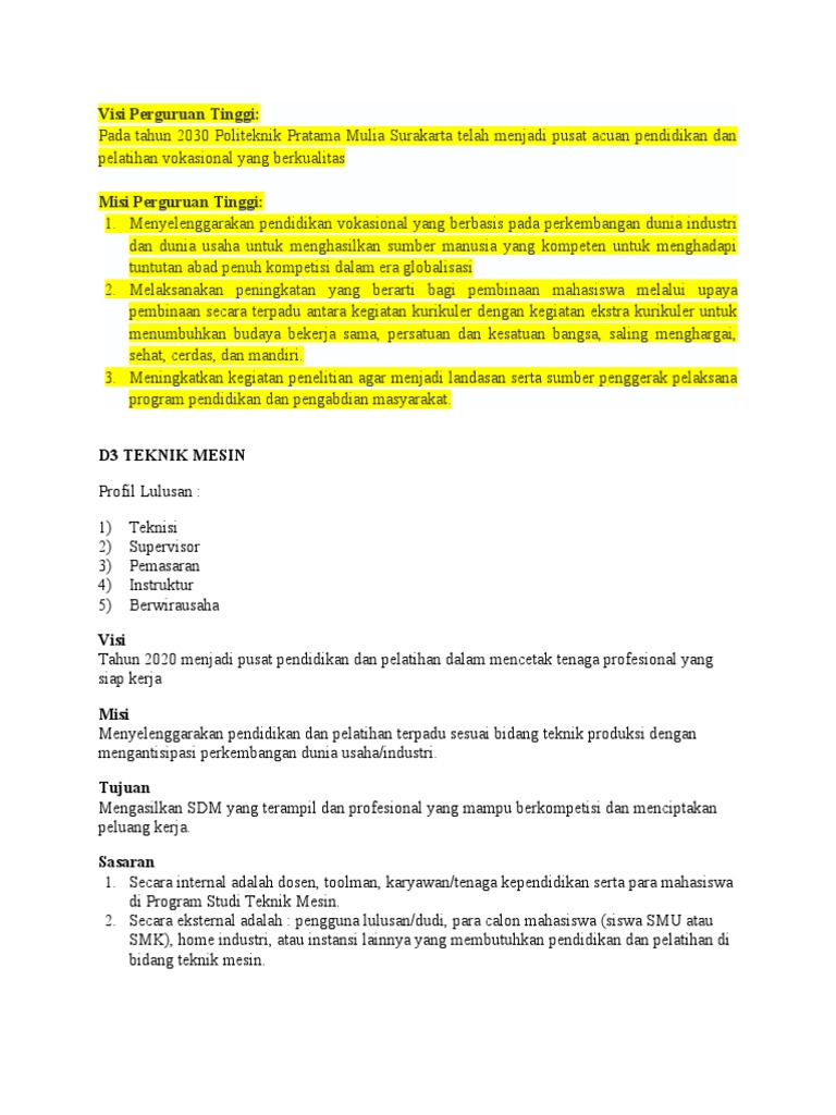 Draft Review Kurikulum | PDF