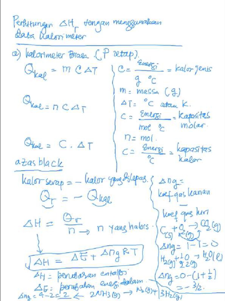 Termokimia 2 - 14082021 | PDF