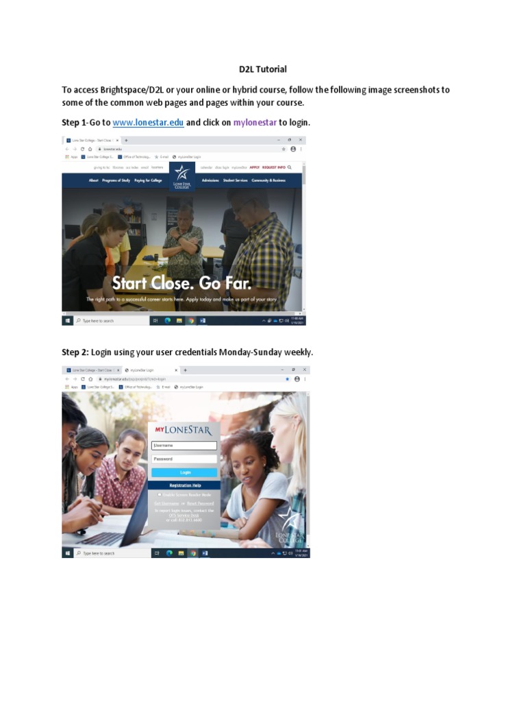 D2L Tutorial - JMouton | PDF