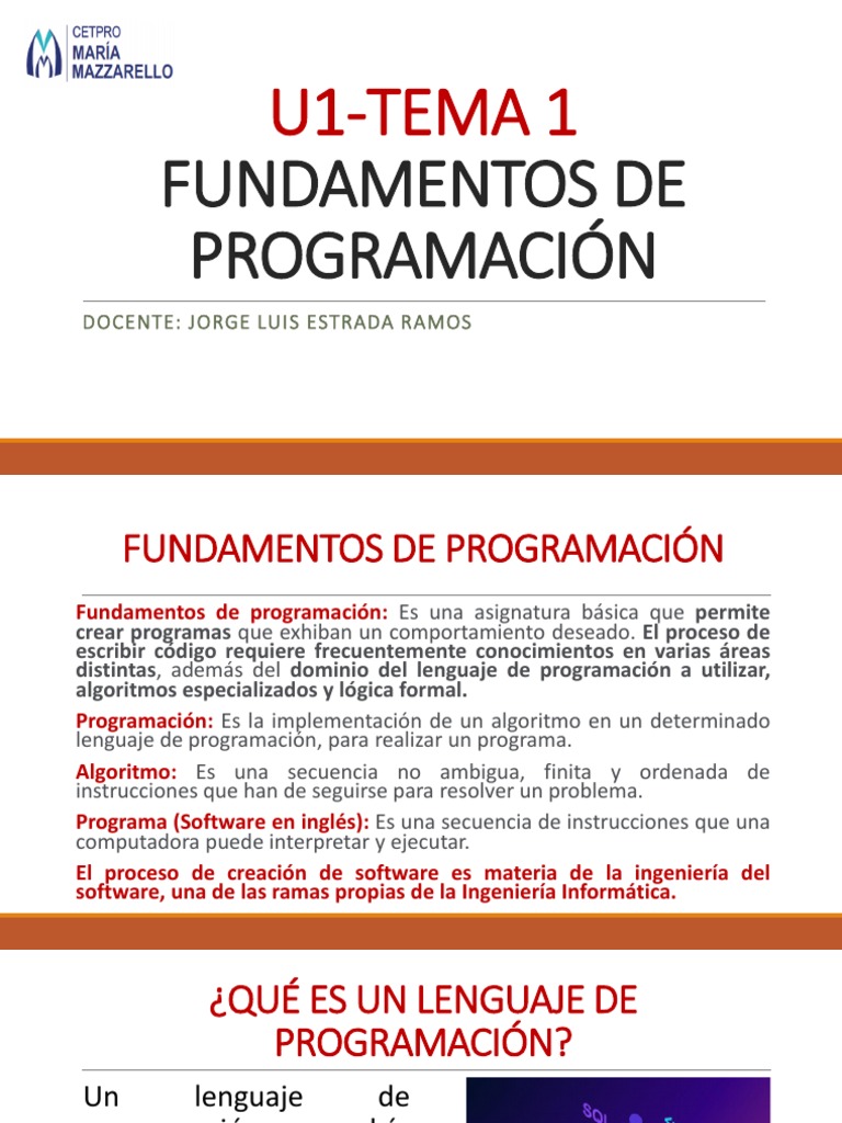 Sesión de Aprendizaje 01 | PDF | Programación de computadoras | Lenguaje de programación