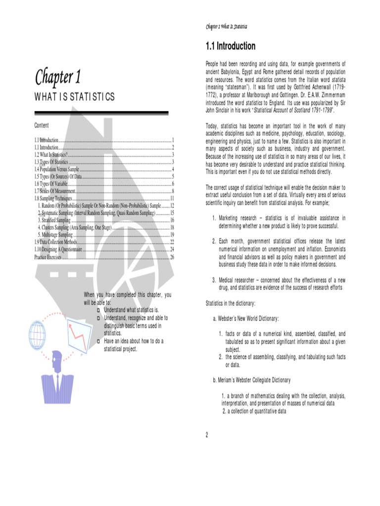 Tutorial Introduction To Statistics | PDF | Sampling (Statistics ...