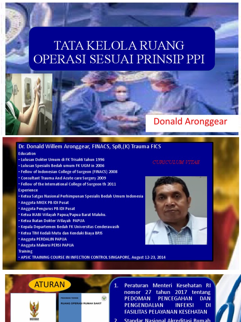 Tata Kelola Ruang Operasi Sesuai Prinsip PPI (Autosaved) 3 | PDF ...