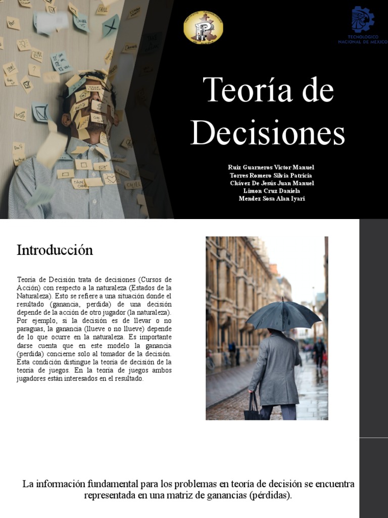 Teoría de Decisiones | PDF | Los consumidores | Utilidad
