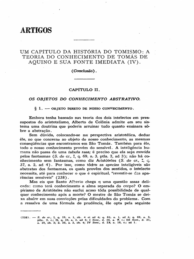 Um Capitulo Da Historia Do Tomismo A Teoria Do Con | PDF | Conhecimento ... Um Capitulo Da Historia Do Tomismo A Teoria Do Con | PDF | Conhecimento ...