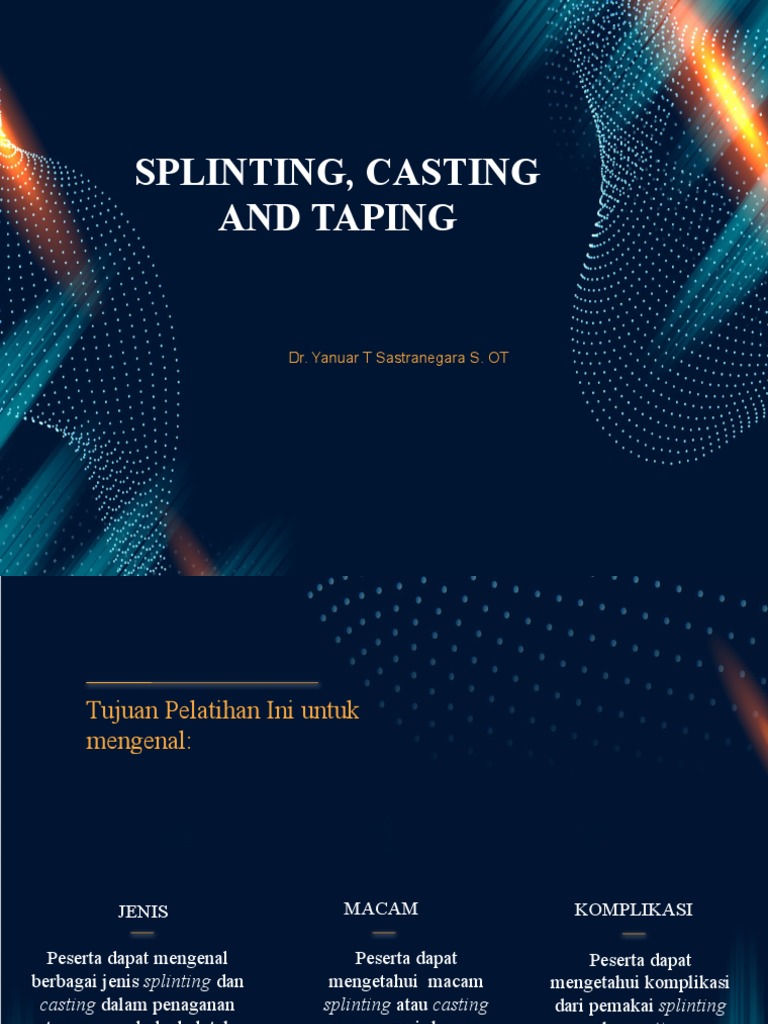 Cast and Splinting | PDF