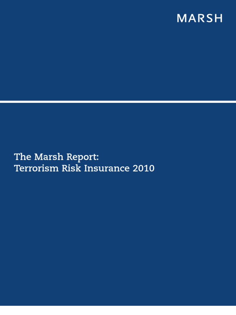 The Marsh Report Terrorism Risk Insurance 2010 | PDF | Insurance ...