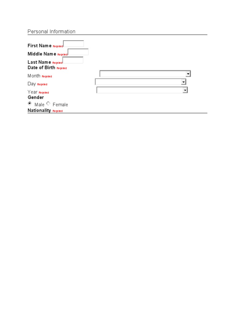 Rcy Membership Form | PDF