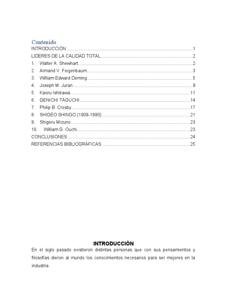Maestros de La Calidad | PDF | Calidad (comercial) | Lean Manufacturing