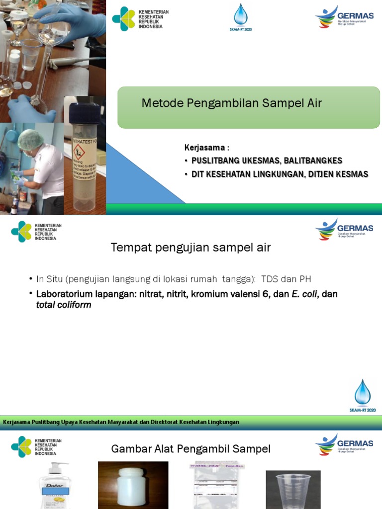 1.11 Pengambilan Sampel Air SKAMRT 2020 (Final31Okt20) | PDF