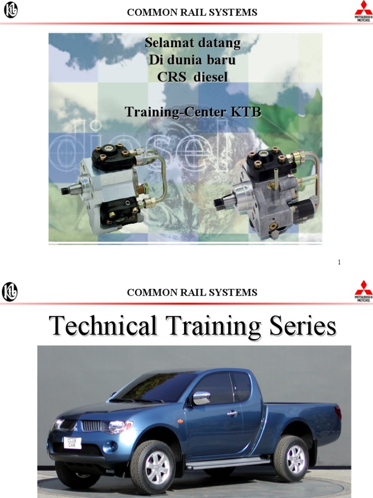 Crs Triton Common Rail System Ok | PDF | Fuel Injection | Pump