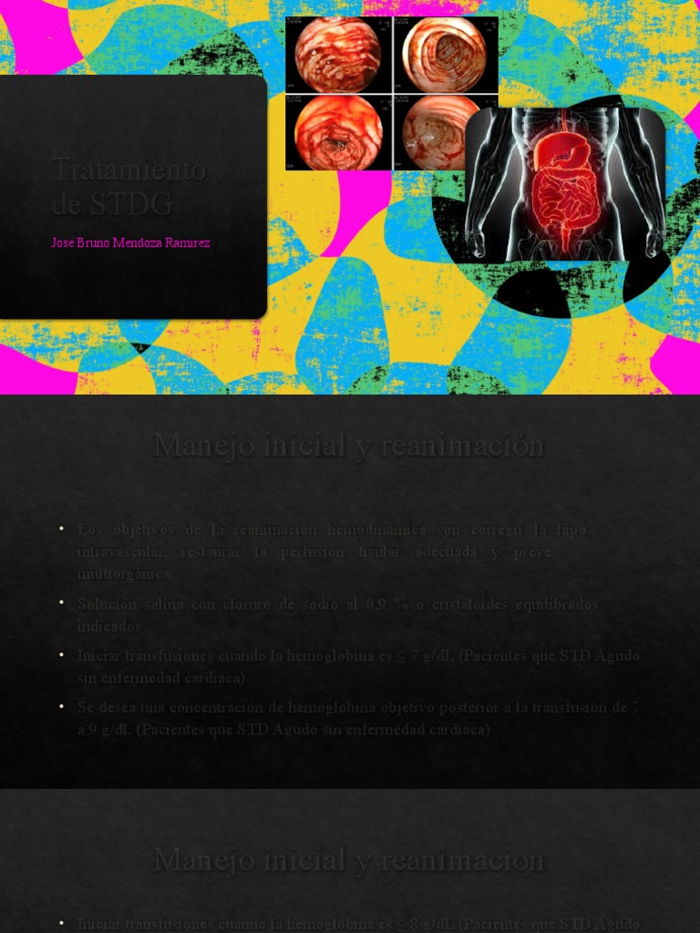 Tratamiento de STDG | PDF | Hemostasia | Endoscopia