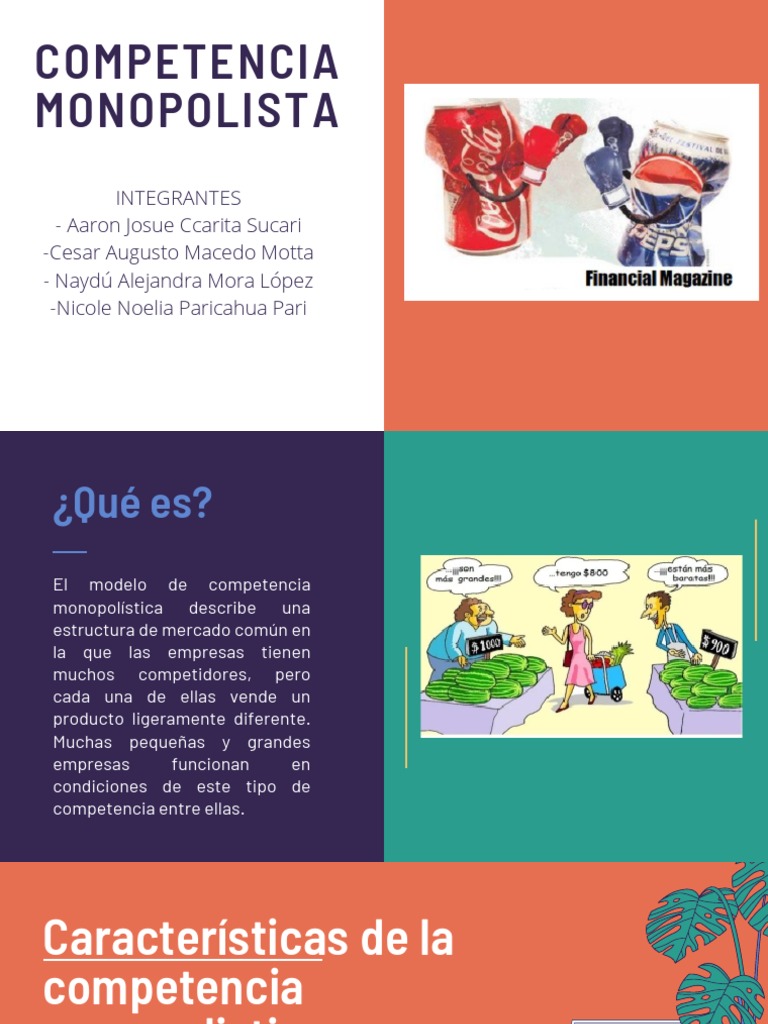Competencia Monopolística: Claves y Ejemplos | PDF | Monopolio ...