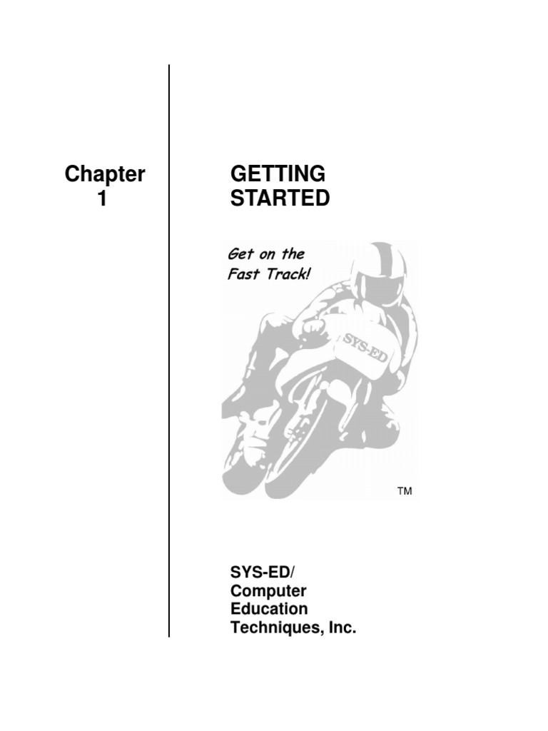 1 Getting Started: Sys-Ed/ Computer Education Techniques, Inc | PDF | Subroutine | Parameter ...