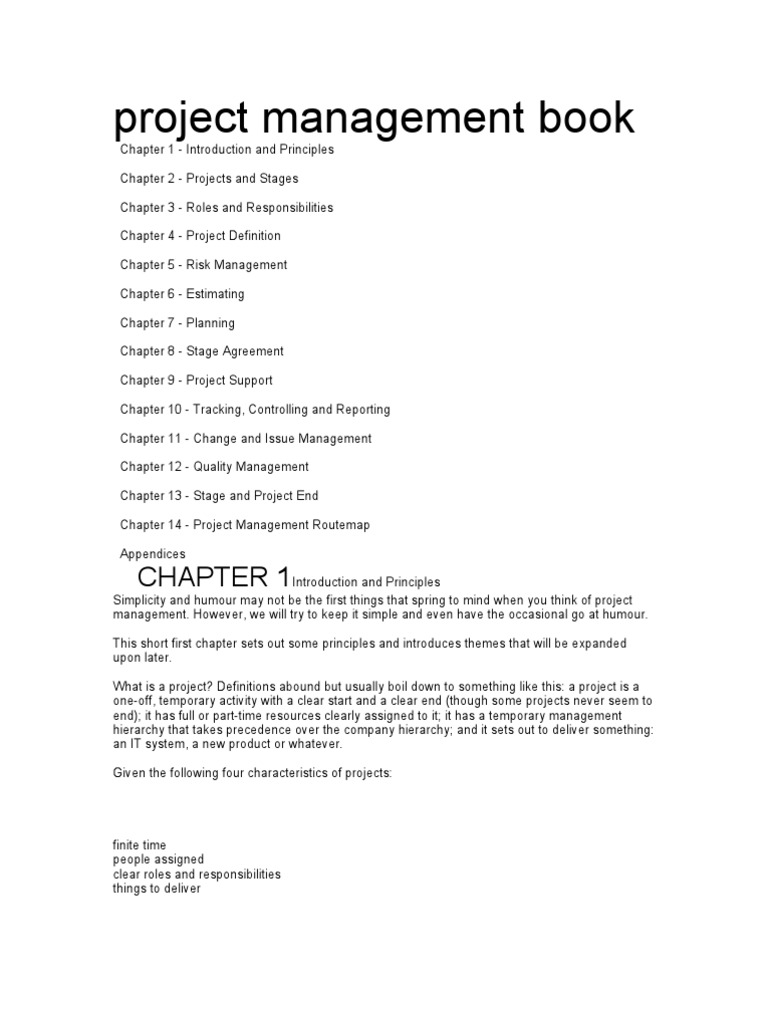 Project Management Book | PDF | Project Management | Business Process