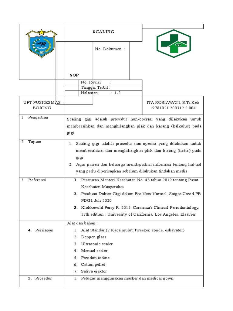 SOP Scaling | PDF SOP Scaling | PDF