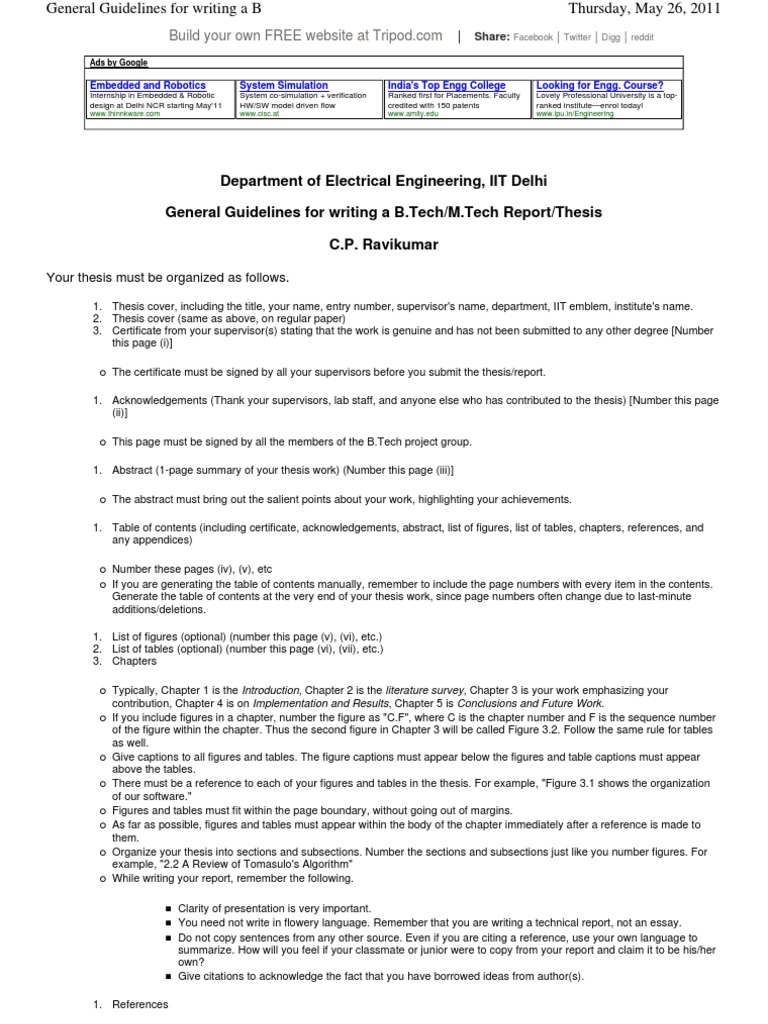How To Write Thesis | PDF | Thesis | Software
