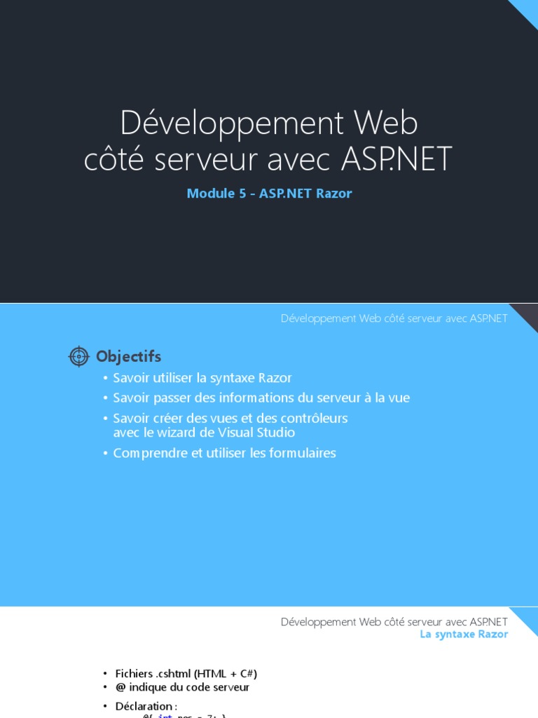 Module 05 - ASP - NET Razor | PDF