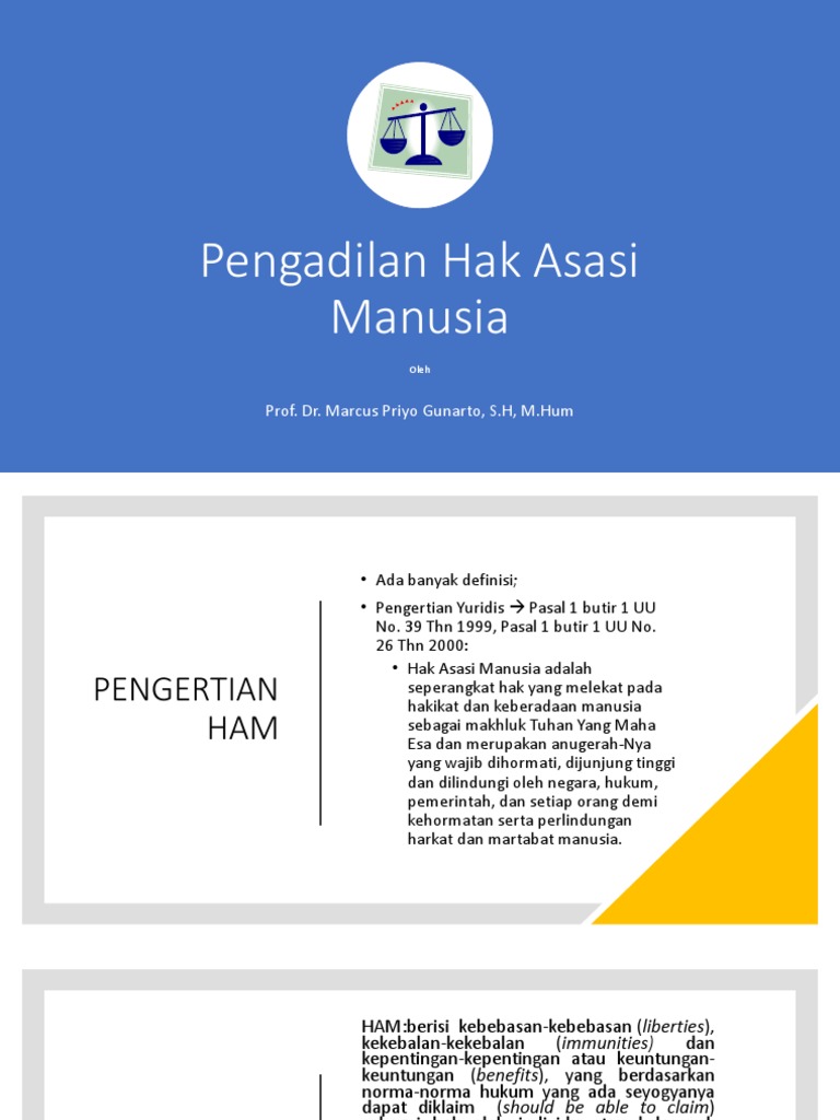 16 Hukum Acara Pengadilan HAM | PDF