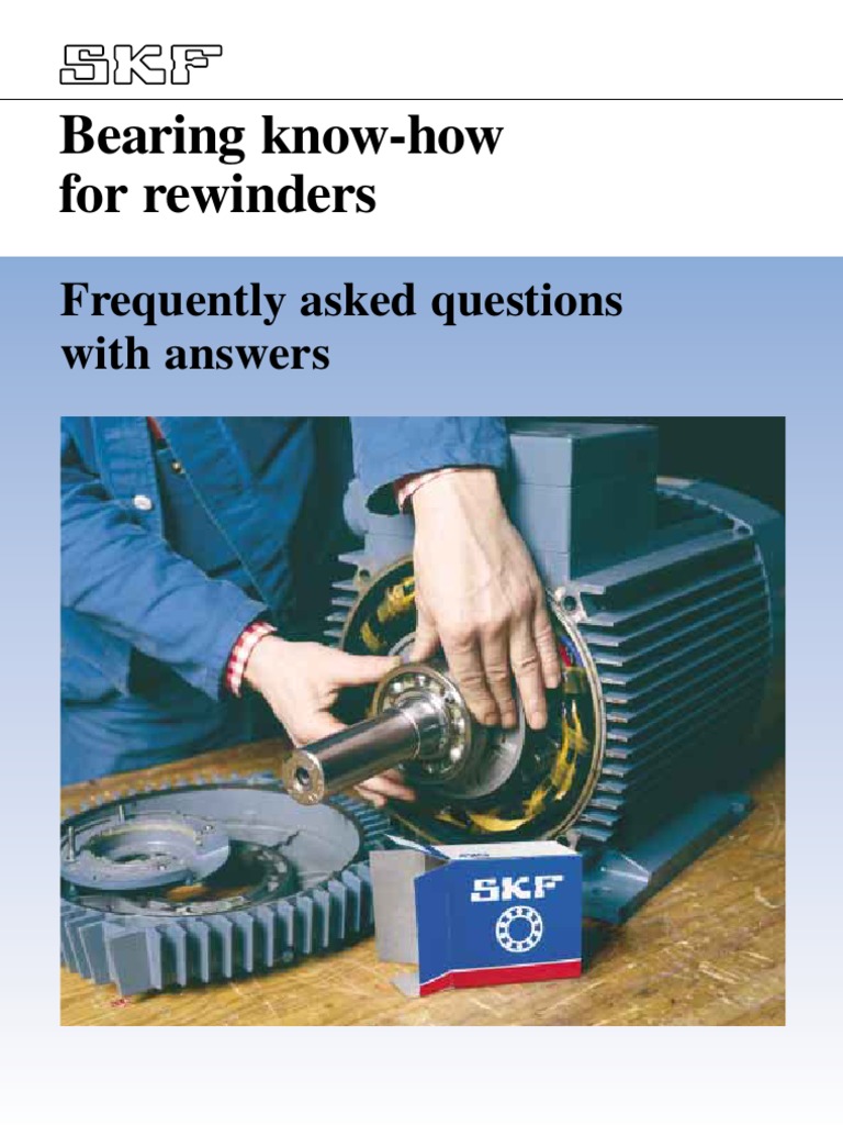 SKF Frecuently Questions With Answers | PDF | Bearing (Mechanical ...