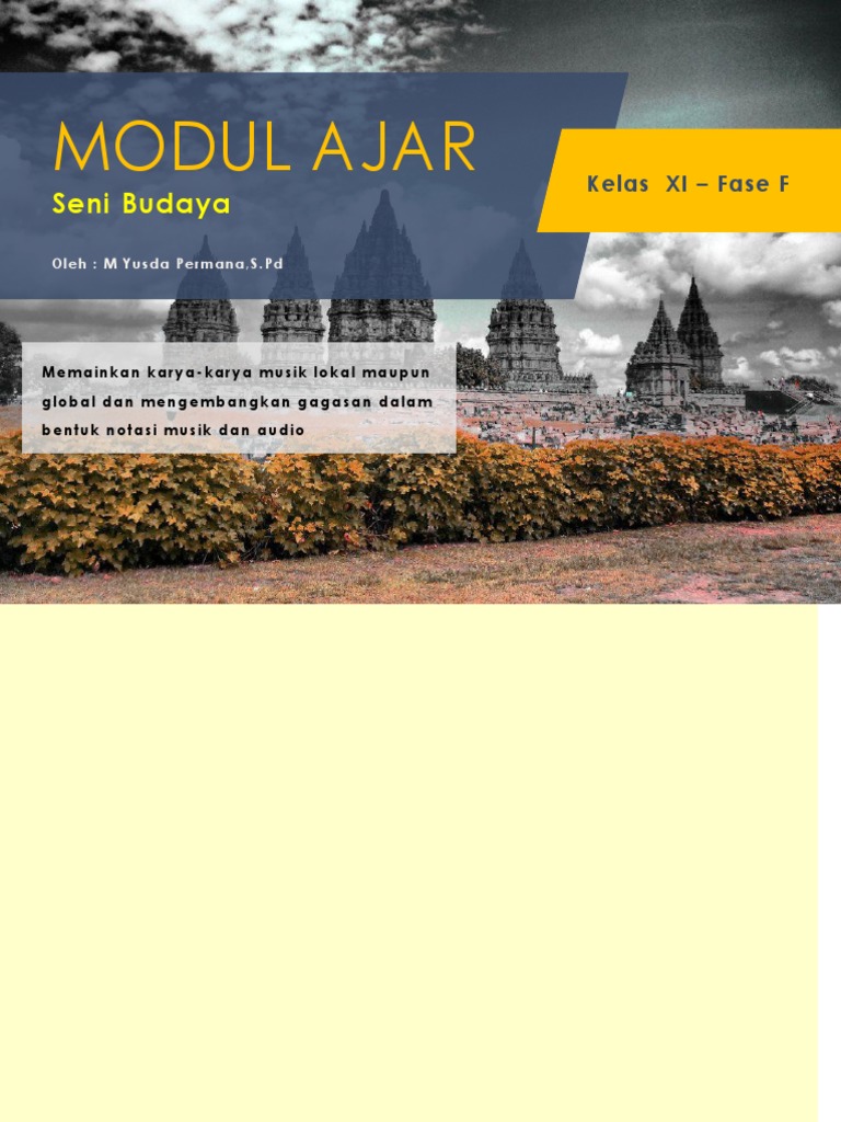 Final MA - Seni Musik - M Yusda Permana, S.PD - SMA Kelas XI - Fase F | PDF Final MA - Seni Musik - M Yusda Permana, S.PD - SMA Kelas XI - Fase F | PDF