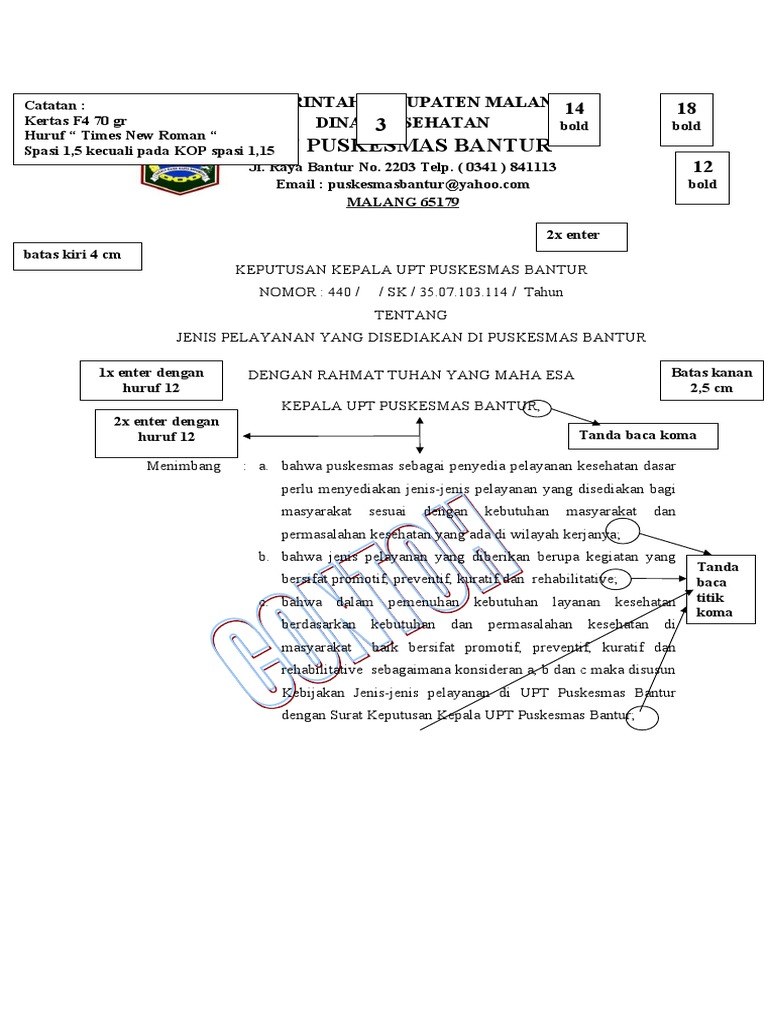 Contoh TATA NASKAH | PDF