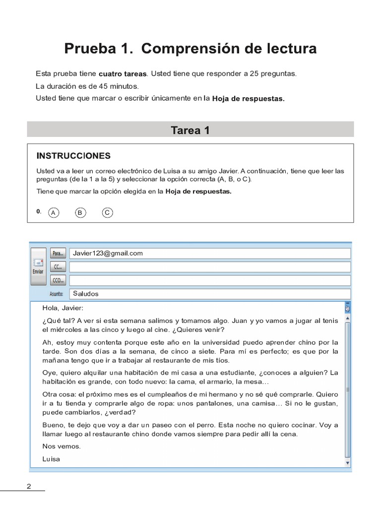 DELE Paper A1 0720 CL T1 | PDF