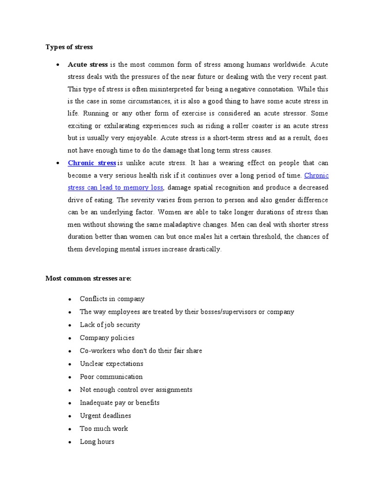 Type of Stress | PDF