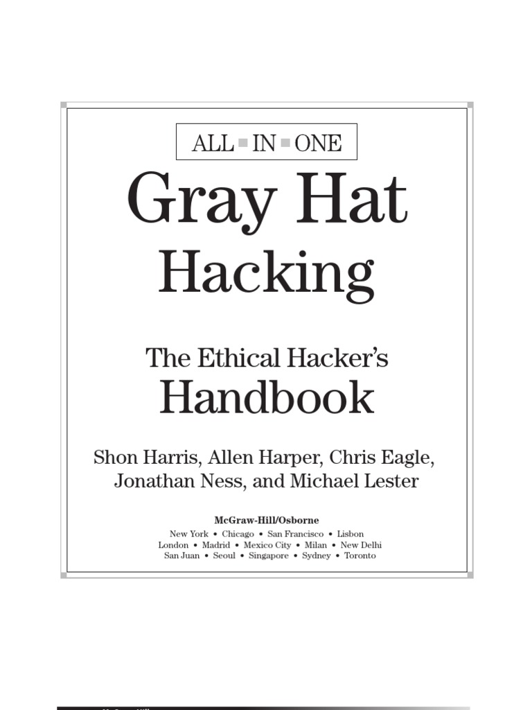 Gray Hat Hacking | PDF | Security Hacker | Computer Security