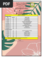 Class Program 2023 2024 | PDF