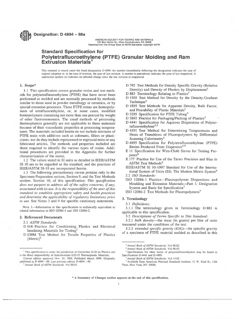 Astm d4894 | PDF