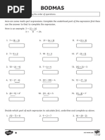 Worksheet 4 MDAS | PDF