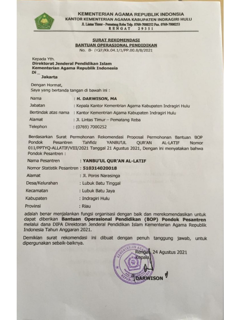 Proposal Bop 2021 | PDF