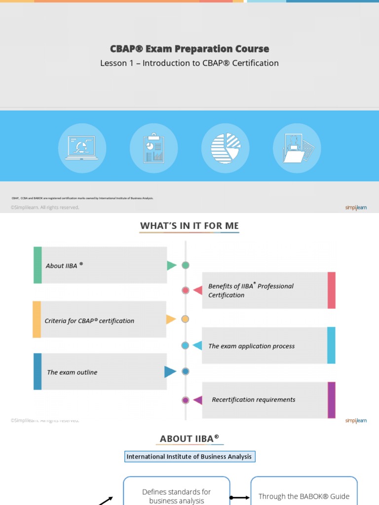 L01 - Introduction To CBAP Certification | PDF | Business Analysis ...
