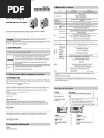 LR-W500 (C) : Manual de Instrucciones | PDF | Calibración | Resistencia Eléctrica y Conductancia