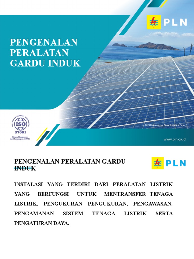 Pengenalan Gardu Induk PLN | PDF | Sains & Matematika | Teknologi & Rekayasa