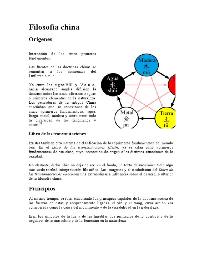 Filosofía China | PDF | confucionismo | Teorías filosóficas