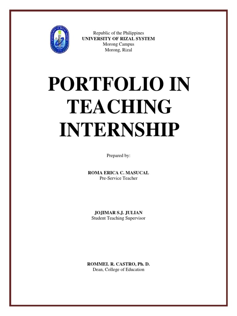 Teaching Internship Portfolio Overview | PDF | Climate Change | Climate