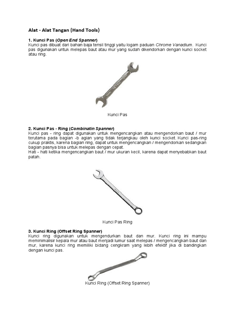 Macam Macam Alat Bengkel | PDF