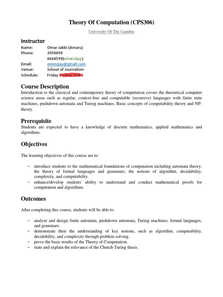 Edited Theory Of Computation Pdf Theory Of Computation Computational Complexity Theory 