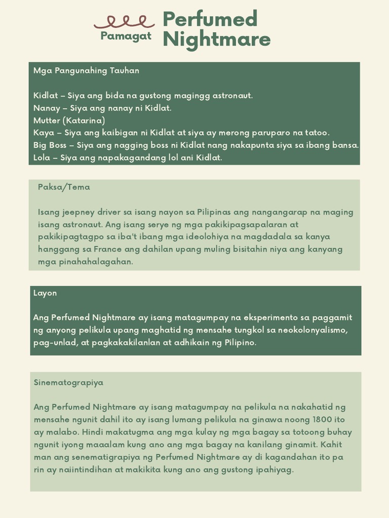 Perfumed Nightmare | PDF