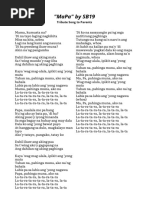 Sa Aming Awit (Lyrics) | PDF